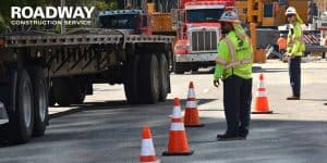 Traffic Control Flagger Service • Roadway Construction Service