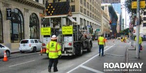 Traffic Message Boards for Traffic Control • Roadway Construction Service